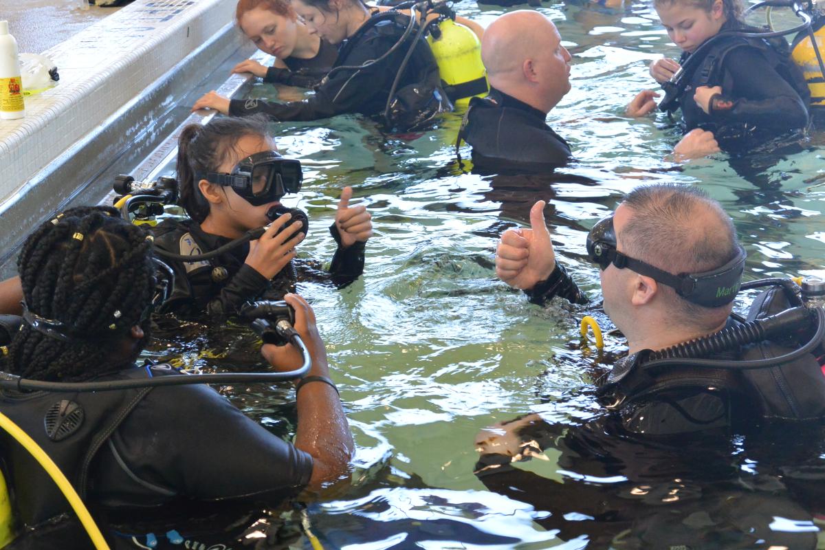 Caring for Kids' "Try Scuba Day" at Chicago State